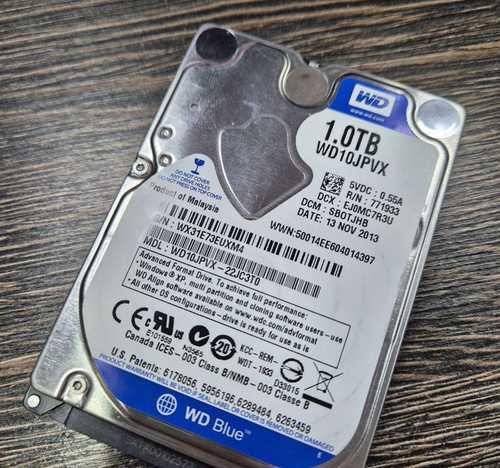 Жёсткие диски HDD 2.5 и 3.5 1TB