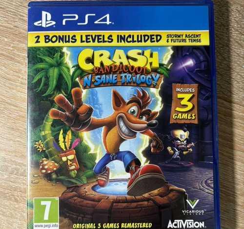 Crash bandicoot n sane trilogy ps4