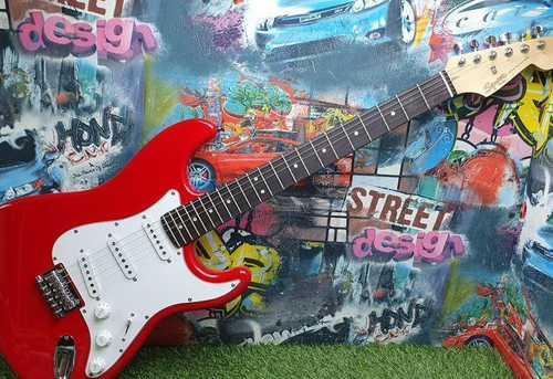 Fender squier MM Stratocaster Red покупка/продажа