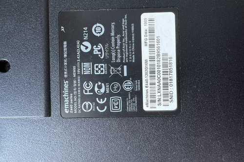 Ноутбук Acer eMachines E440