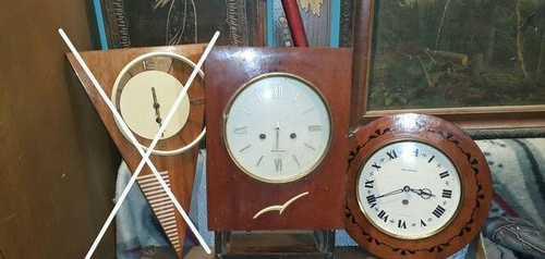 Старинные настенные часы Янтарь