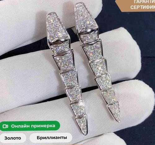 Серьги из коллекции Serpenti Viper 2.1ct