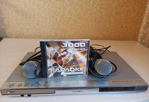 DVD DKS-5500, ACC-M900K-2шт., диск 3000 песен