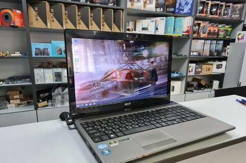 Ноутбук 15.6" Acer core i3 SSD GT 540M гарантия
