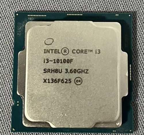 Процессор intel core i3 10100f