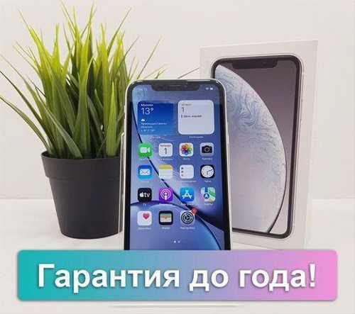 Телефон Apple iPhone XR с гарантией