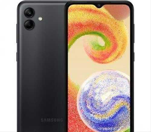 Смартфон Samsung Galaxy A04 4/64 гб, черный