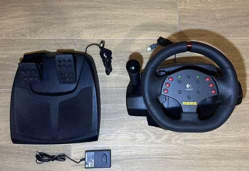 Комплект Logitech momo Racing Force Feedback Wheel