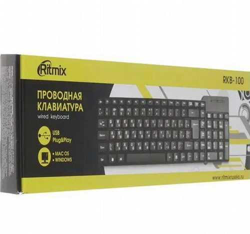 Клавиатура проводная Ritmix RKB-100