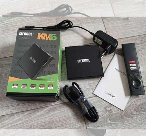 Тв-приставка Mecool KM6 Classic (Android TV)