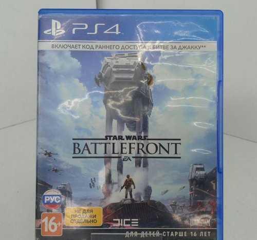 Игровые диски. Sony Playstation 4 Star Wars Battlefront