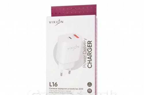 Сзу vixion L16 1-USB 3A/1-Type-C Power Delivery 2