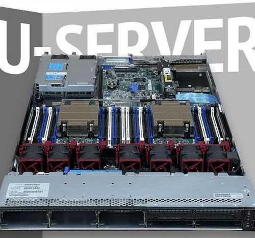 Сервер HP ProLiant DL360 Gen9 8SFF 2x97v4 128G 2x5
