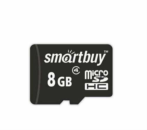 Карта памяти MicroSD 8Gb Smartbuy