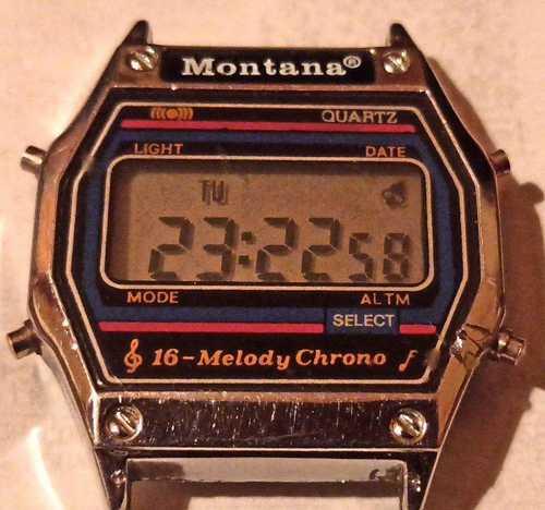 Часы Montana USA 1980x электронные 16 мелодий