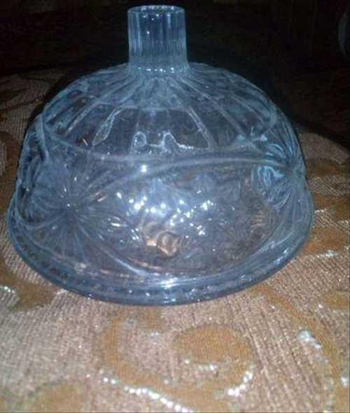 Масленка СССР хрусталь