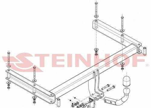 Фаркоп Audi A4 B8 седан/универсал, в т.ч. Quattro