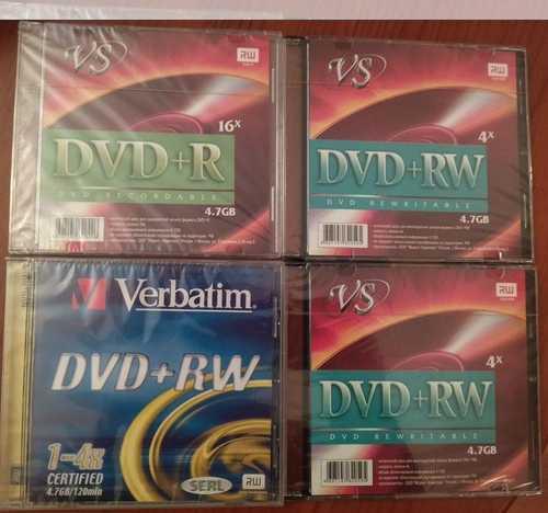 Dvd-r, dvd-rw диски новые