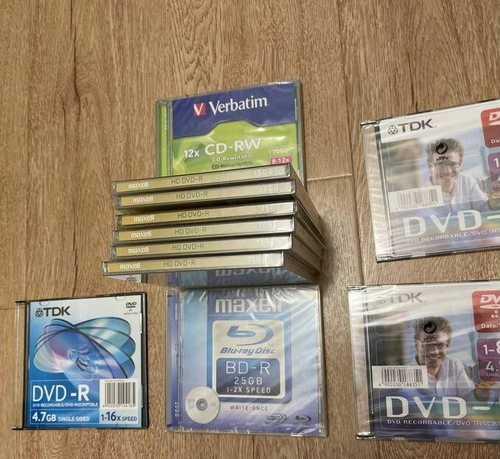 CD-R, CD-RW, DVD-R, HD DVD-R, BD-R