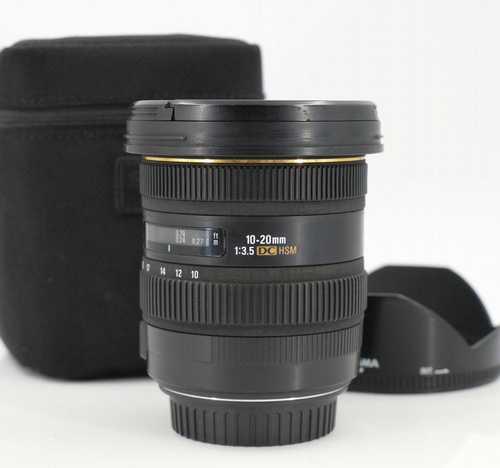 Sigma 10-20mm f/3.5 EX DC HSM Canon EF-S отл. сост