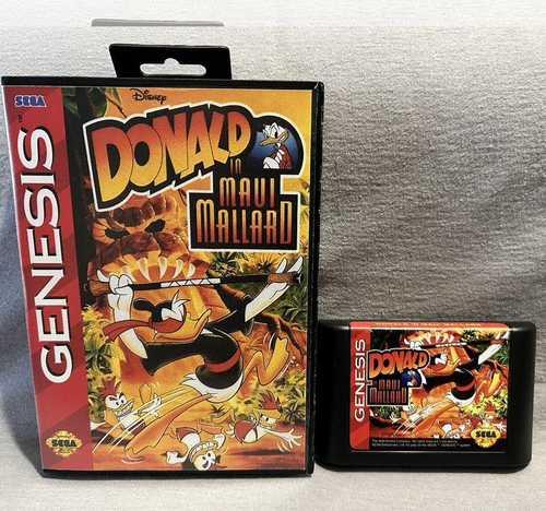 Donald in Maui Mallard картридж Sega Genesis