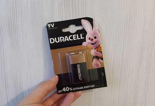 Батарейки duracell 9V, 6LR61