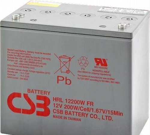 Аккумуляторная батарея CSB hrl12200w FR