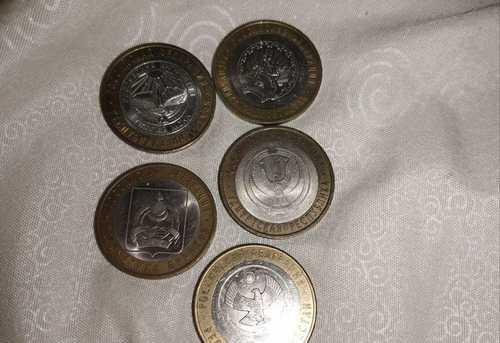10 р монеты 27 шт