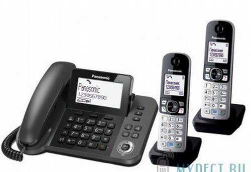 Радиотелефон с двумя трубками Panasonic KX-TGF3102