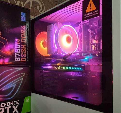 Мощный ROG Strix Gaming RTX3060 12GB+Core i5 12400