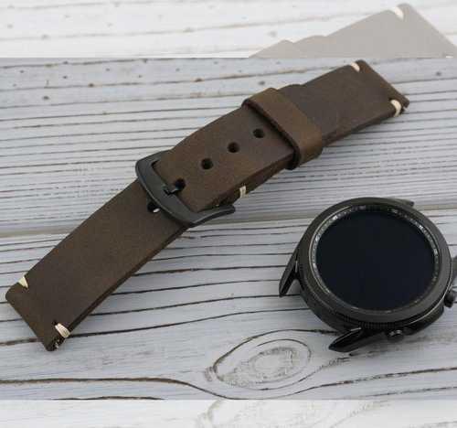 Кожаный Ремешок для Samsung Galaxy Watch Handmade