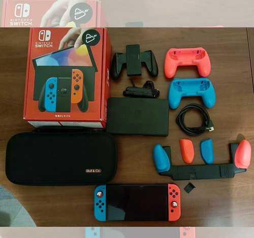 Nintendo switch oled прошитая 512 gb