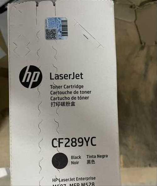 HP 89Y LaserJet Toner Cartridge (black), cf289yc