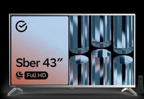 Новый Умный телевизор Sber Full HD 43, серебро