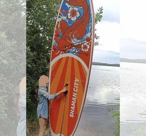 Сапборд Sup доска Shaman City Koi 11