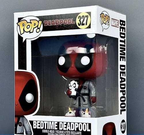 Funko Pop Marvel 327 Bedtime Deadpool in Robe