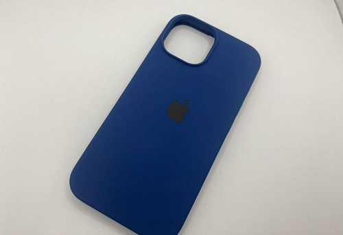 Чехол на iPhone 15 Silicon Case Ocean blue