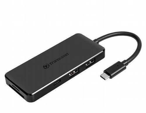 Карт-ридер и USB хаб Transcend TS-hub5c USB 3.1 Ge