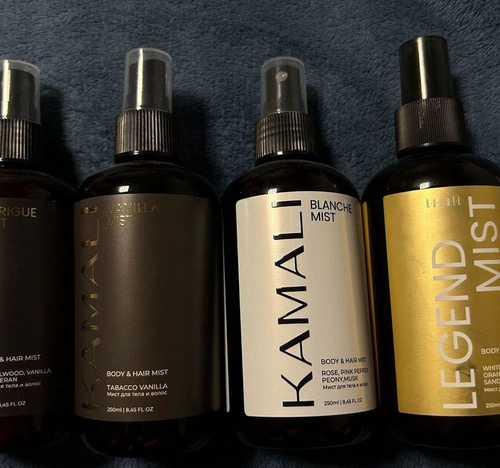 Мисты kamali : Tobacco Vanilla, Blanche, Intrigue