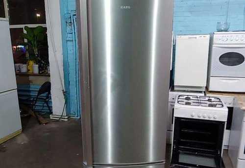 Холодильник AEG Santo 2м в серебре Отл сост Дост
