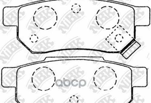 Колодки тормозные дисковые PN8206 NiBK