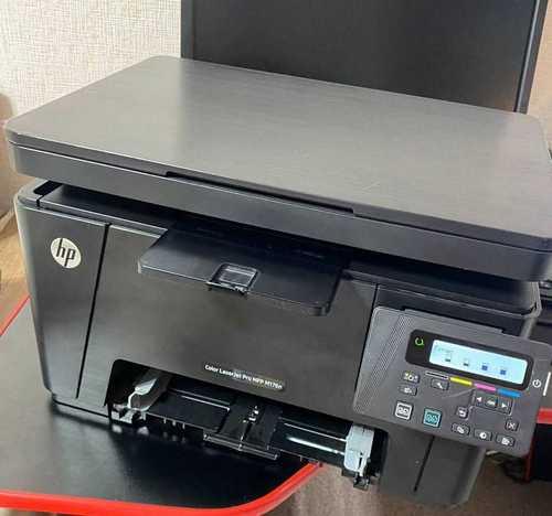 Мфу лазерное HP Color LaserJet Pro MFP M176n цветн