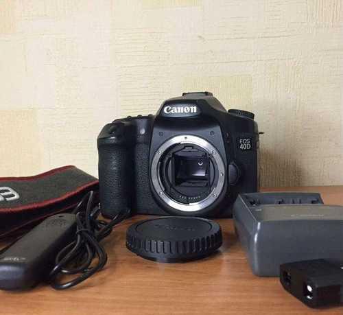 Зеркальный фотоаппарат canon 40d