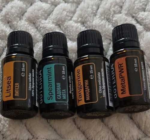 Эфирное масло doterra мандарин, литсея, мята