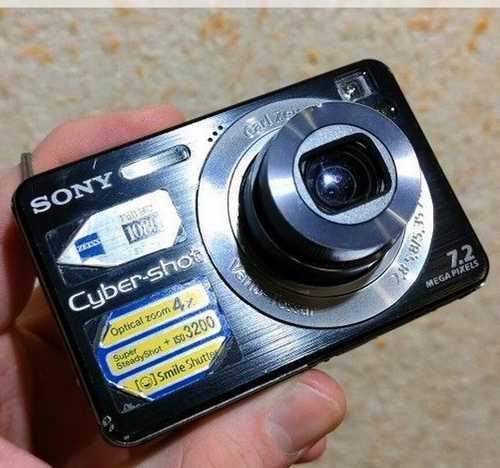 Компактный фотоаппарат sony cybershot dsc-w120