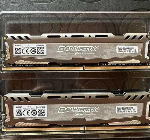 Опер.память crucial ballistix by micron 16gb ddr4