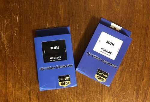 Конвертер-переходник из hdmi в AV(тюльпан)