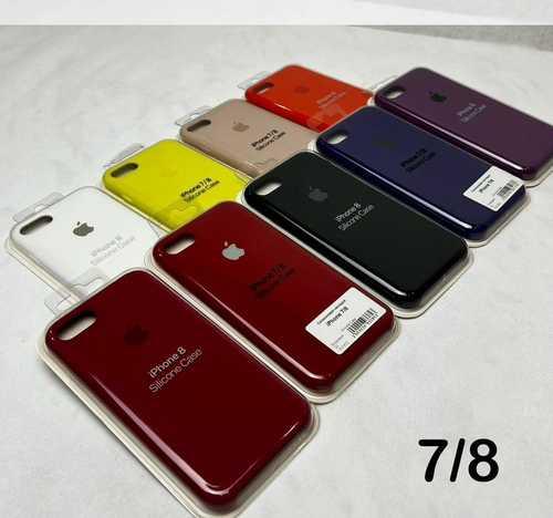 iPhone силиконовый чехол 7/8 и 7/8 plus