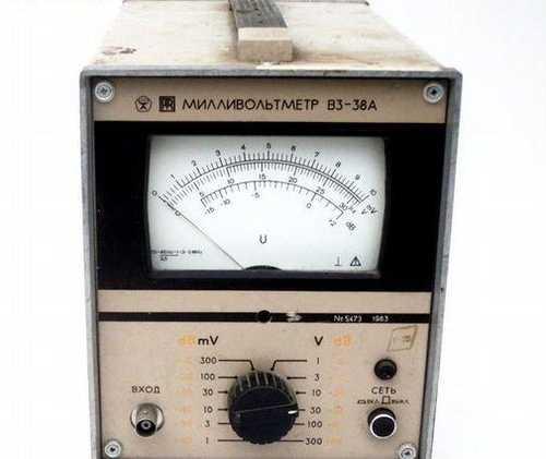 В3-38А Измерительные приборы СССР