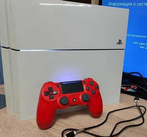 Sony playstation 4 Fat 500 gb белая 12.02